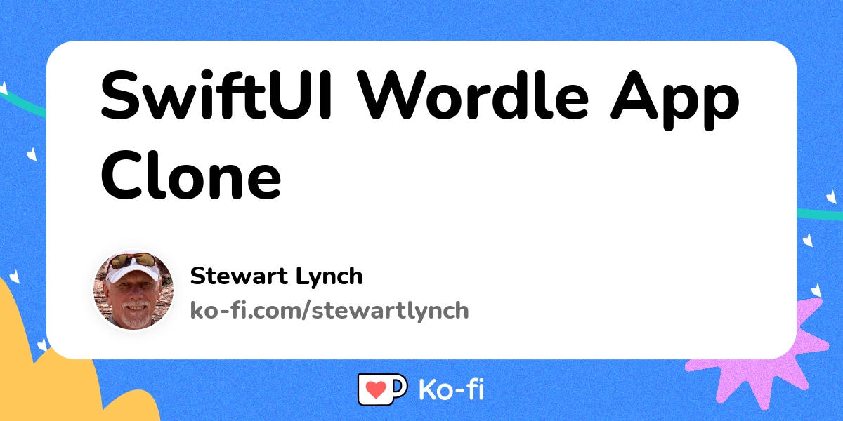 swiftui-wordle-app-clone-ko-fi-where-creators-get-support-from-fans-through-donations
