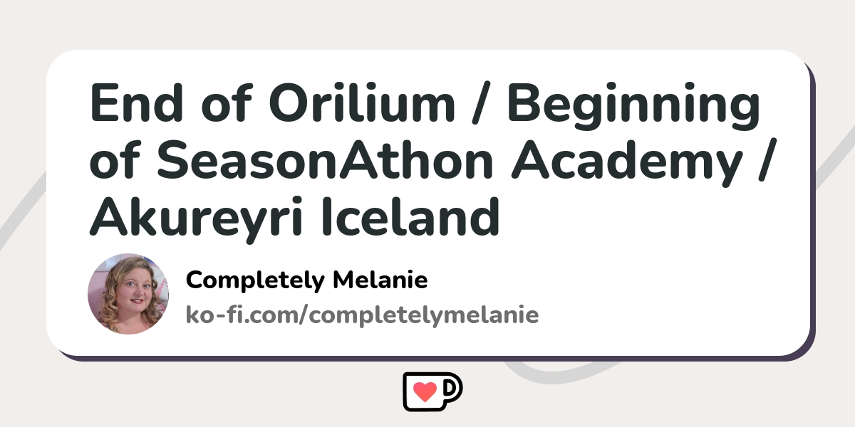 End Of Orilium Beginning Of Seasonathon Academy Akureyri Iceland