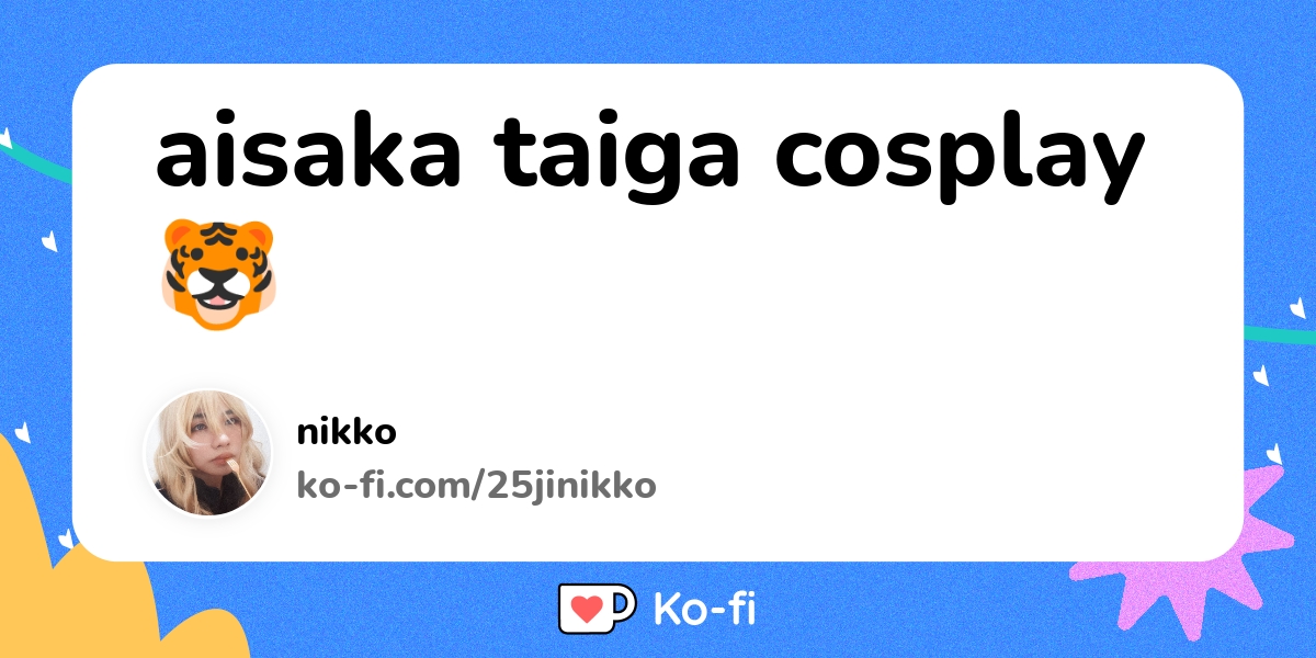 Aisaka Taiga Cosplay Ko Fi ️ Where Creators Get Support From Fans Through Donations
