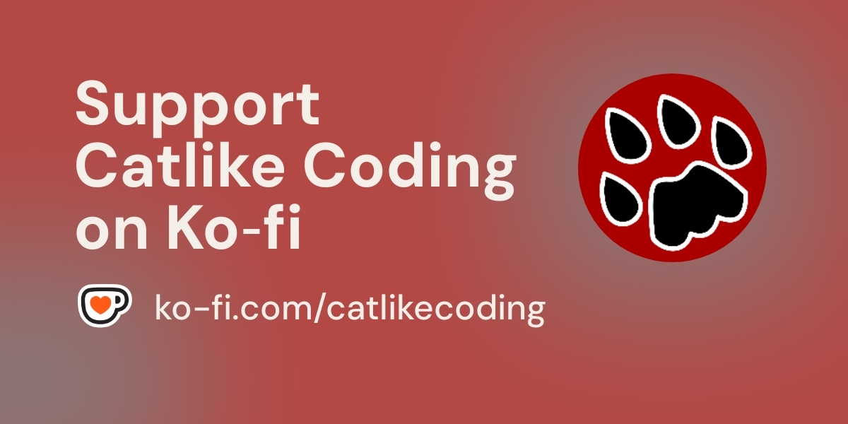 Support Catlike Coding