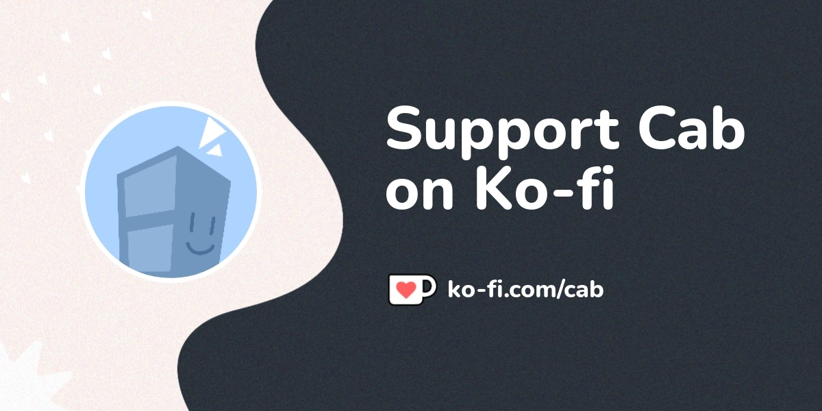 Support Cab On Ko Fi ️ Ko Cab Ko Fi ️ Where Creators Get
