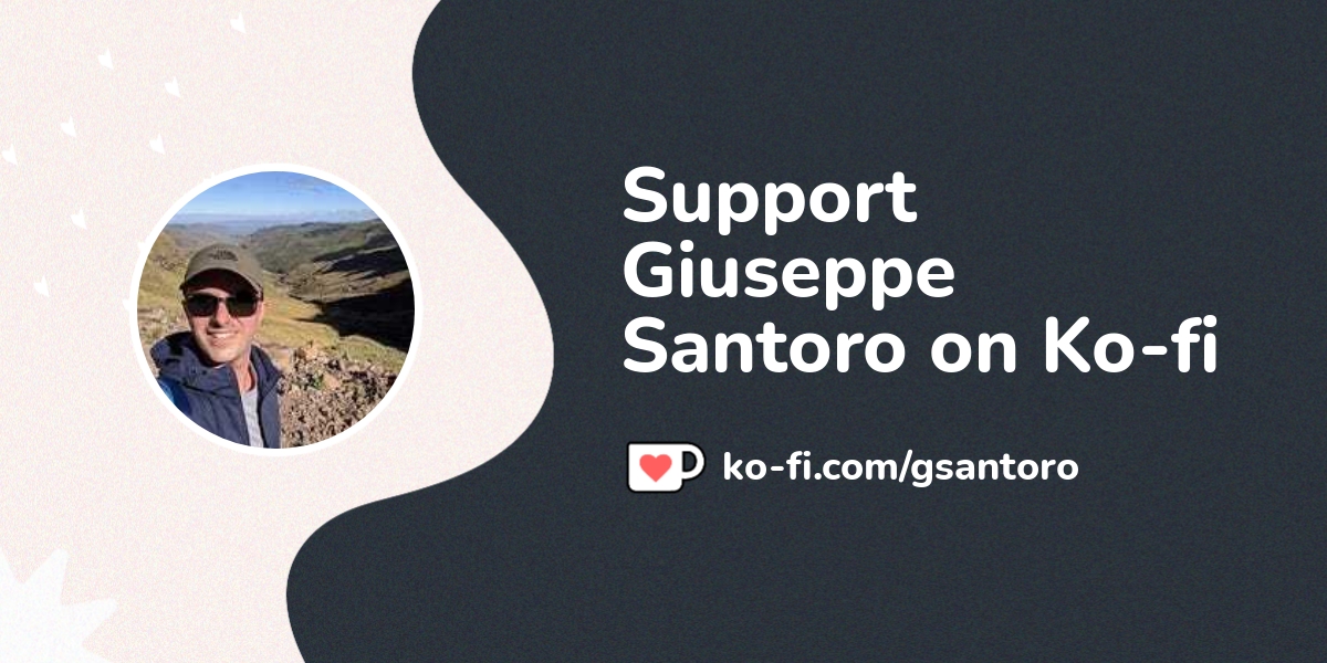 Buy Giuseppe Santoro A Coffee Ko Gsantoro Ko Fi ️ Where