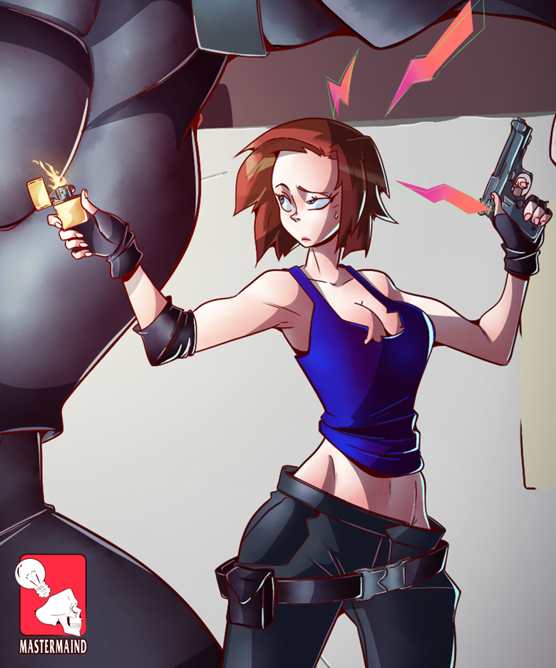 Jill And Nemesis From Re3 Hirespsd File Mastermaind Designss Ko Fi Shop Ko Fi ️ Where