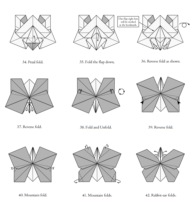 Origami Butterfly Bookmark Sampreet Manna Origamis Ko Fi Shop Ko