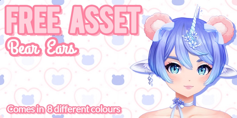 [free Vtuber Asset] Bear Ears Kamichi Kayas Ko Fi Shop Ko Fi ️
