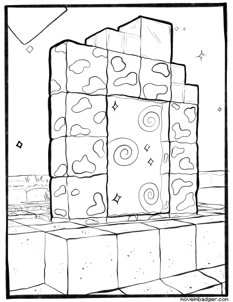 Portal Coloring Page Badgers Ko Fi Shop Ko Fi ️ Where Creators Get Support From Fans