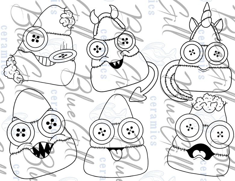 coloring pages creepy