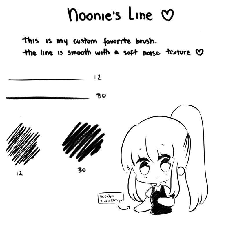  CLIP STUDIO My Lineart Brush Noonie s Ko fi Shop Ko fi Where