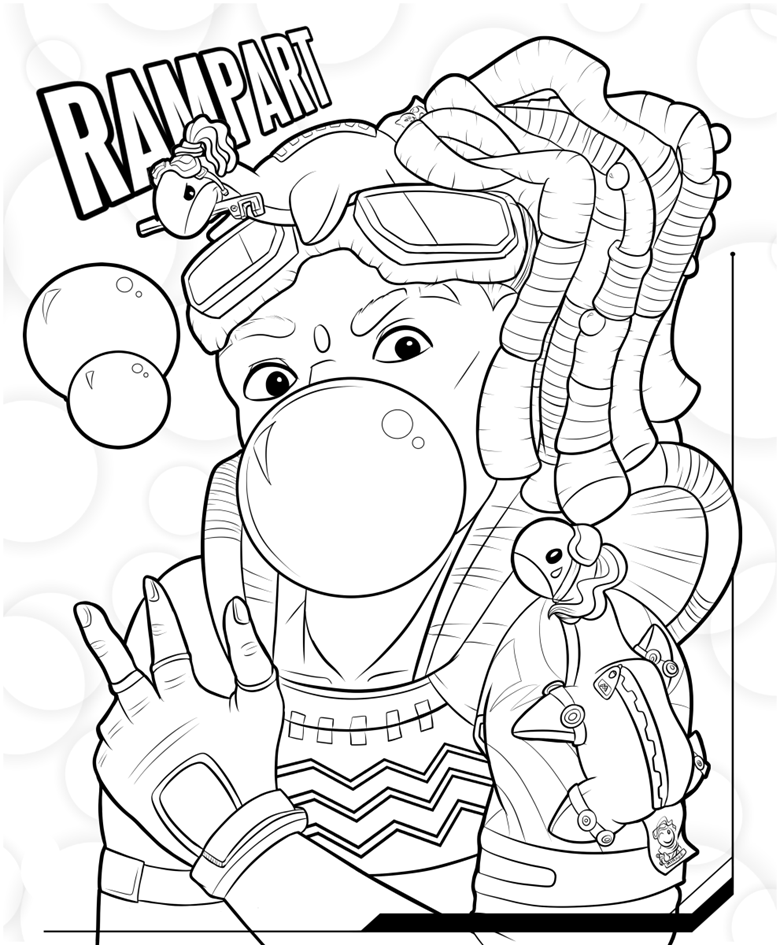 apex legends coloring pages