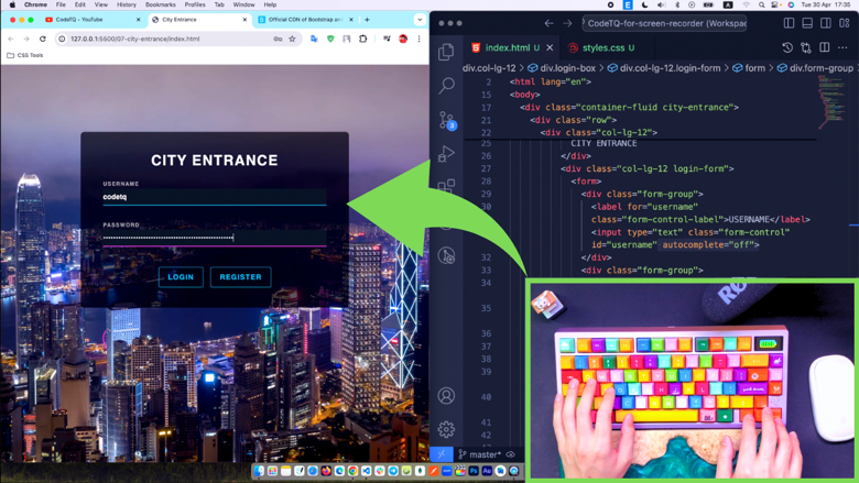 Asmr Programming City Entrance Login Page Codetq Codetqs Ko Fi Shop