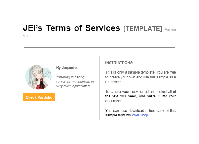 Art Commission ToS Template - Ko-fi ️ Where creators get support from ... Art Commission ToS Template - Ko-fi ️ Where creators get support from ...