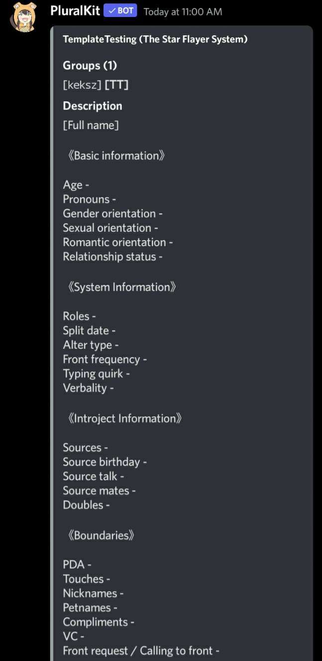 Pluralkit Description Templates Steve s Ko fi Shop Ko fi Where Creators Get Support From