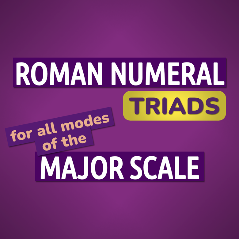 Chords For All Modes Of The Major Scale As Roman Numerals Musician