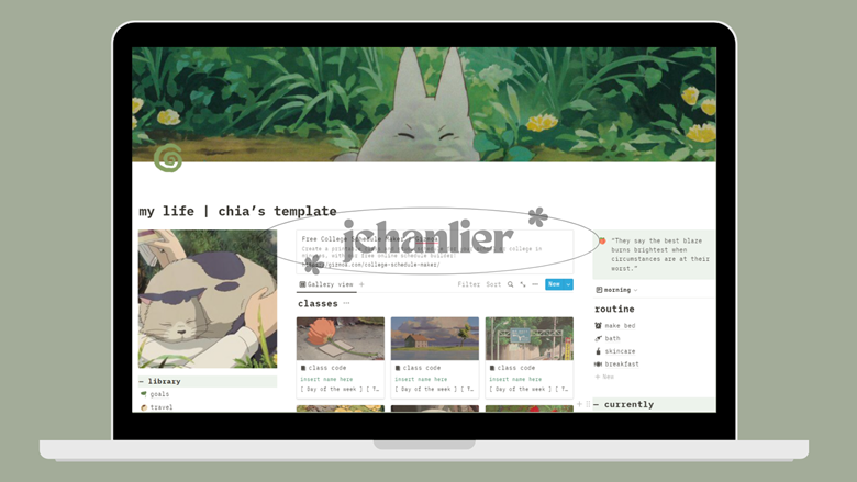 Studio Ghibli Notion Template Chia Notion s Ko fi Shop Ko fi 