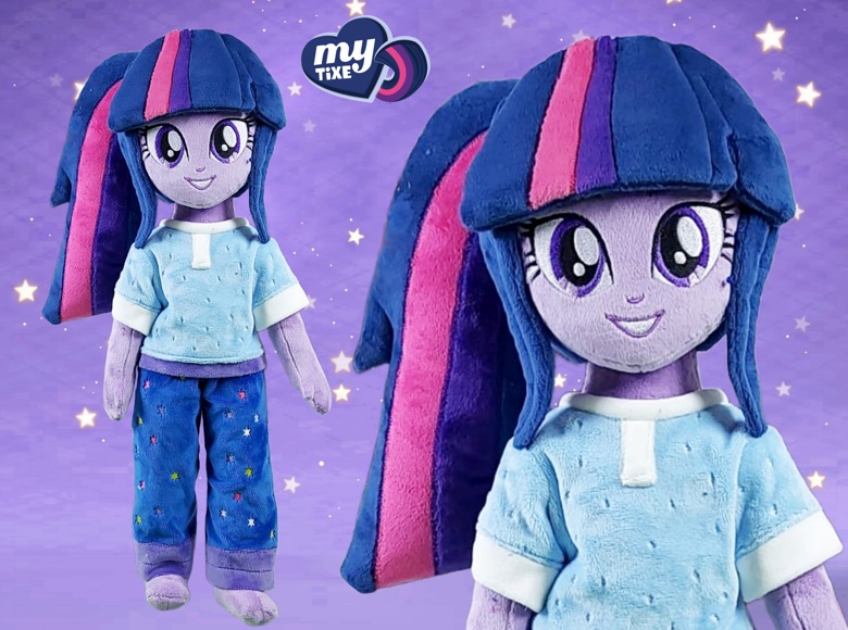 Twilight Sparkle in her Pajamas 60cm Plush Doll My Little Pony Equestria Girls Plush Doll Tixe Plush s Ko fi Shop Ko fi Where creators get support from fans