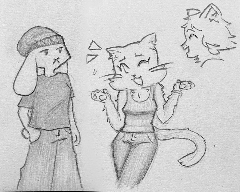 Kofi pencil sketch commissions 3€ on Toyhouse Kofi pencil sketch commissions 3€ on Toyhouse