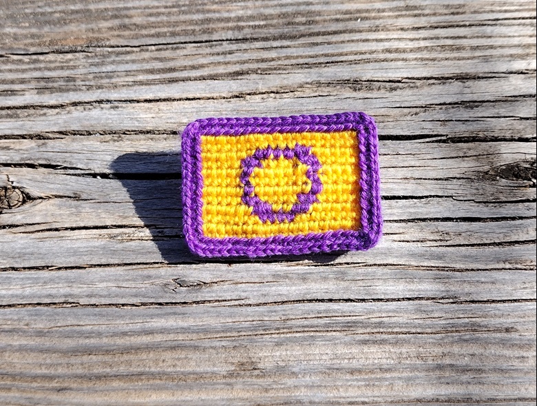 Intersex Pride Flag Pin Stitchys Ko Fi Shop Ko Fi ️ Where Creators