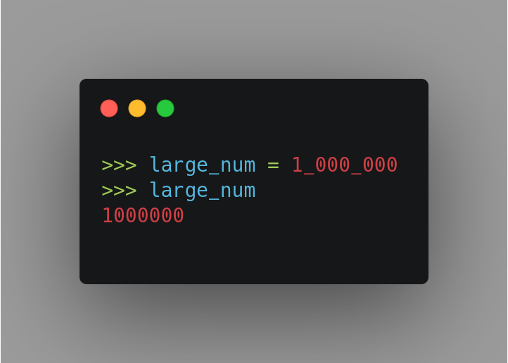 How To Use Underscores To Format Large Numbers In Python Ko fi 