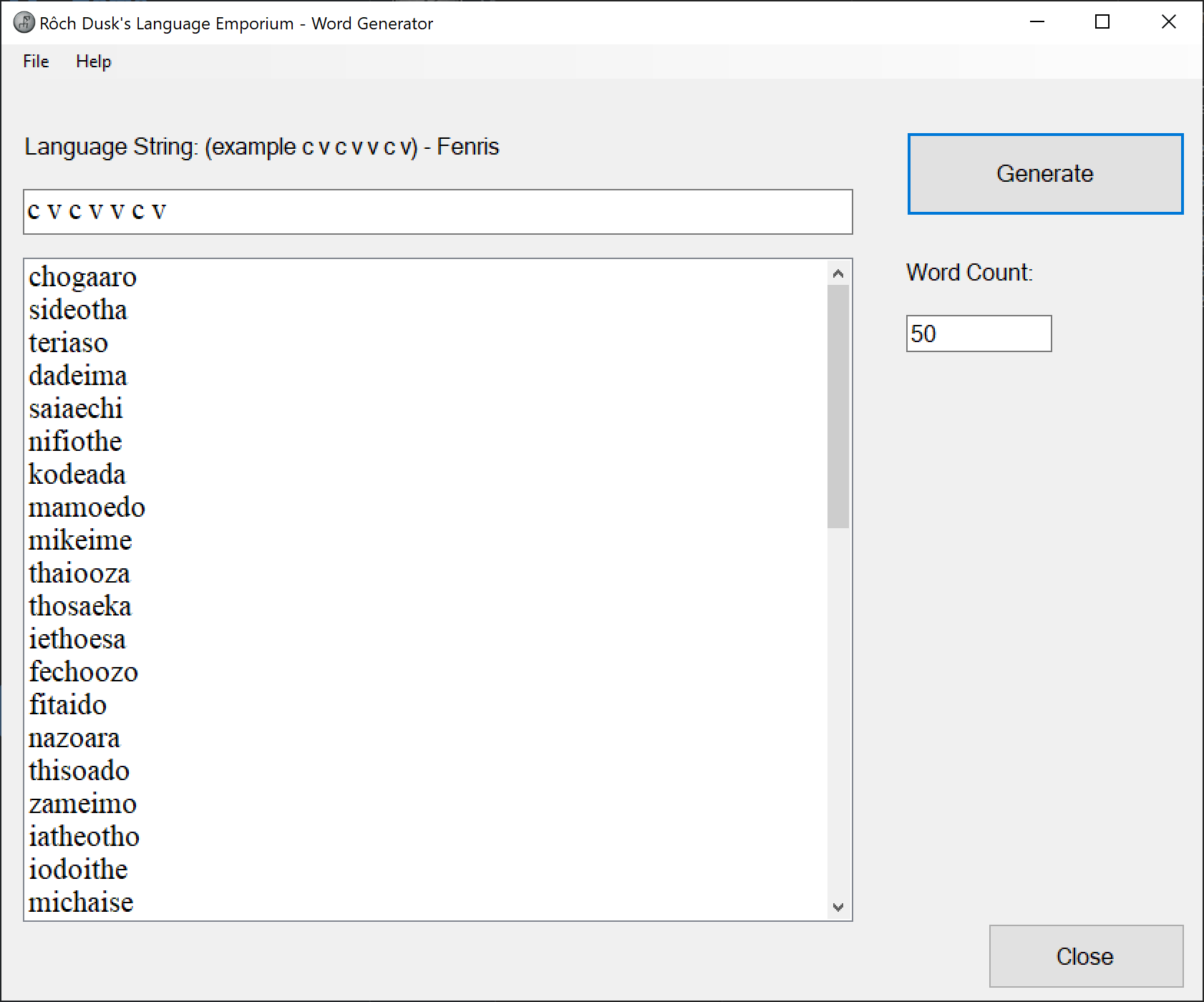 Language Word Generator Rich Turpin s Ko fi Shop Ko fi Where