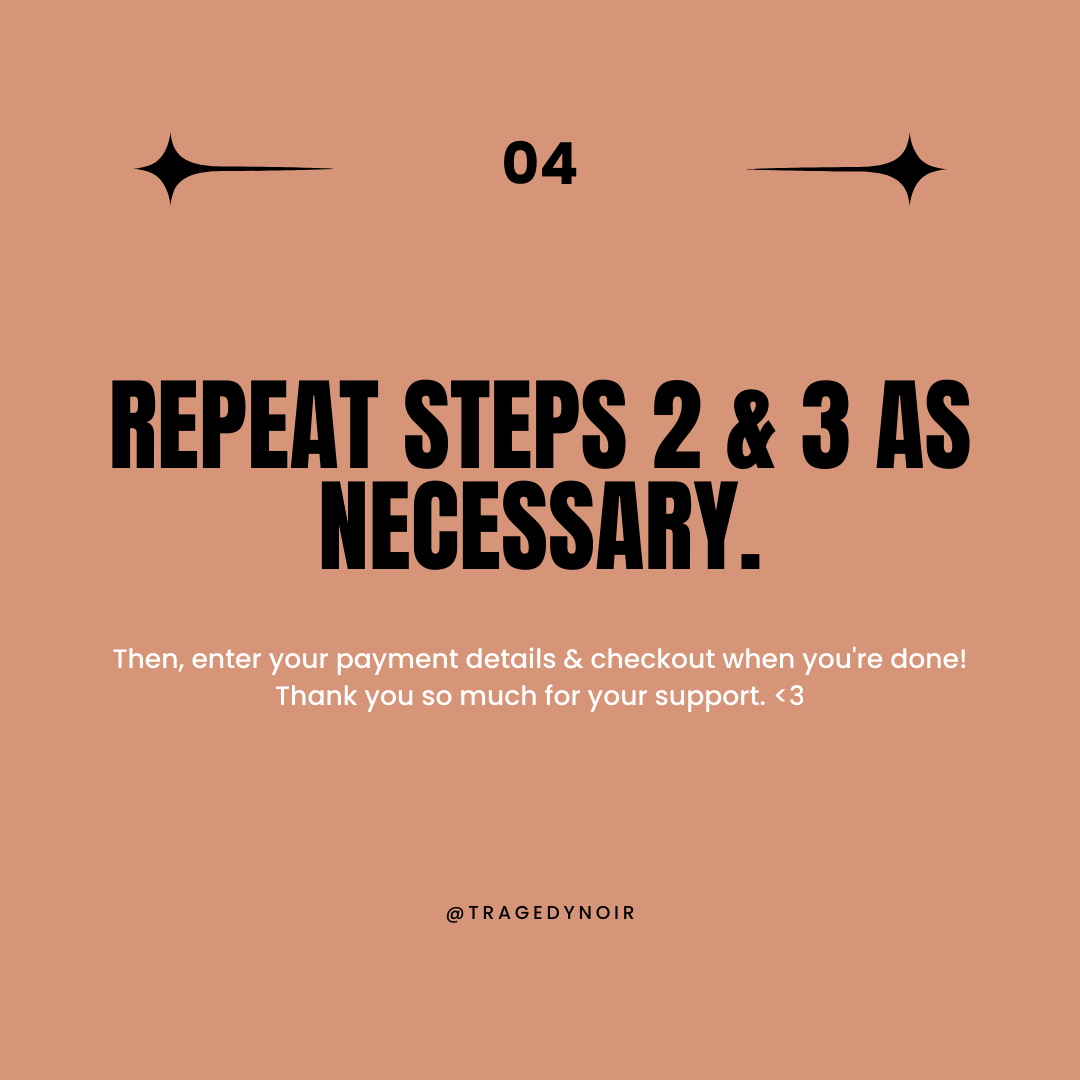 How To Add Multiple Items To Cart Tragedynoirs Ko Fi Shop Ko Fi ️ Where Creators Get 