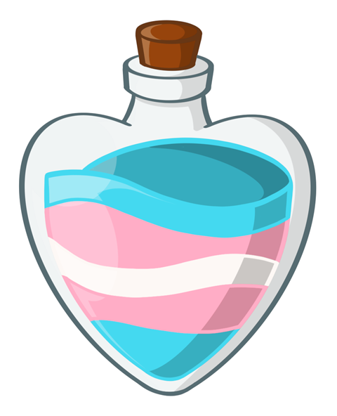 Trans Pride Potion Sticker Kiis Ko Fi Shop Ko Fi ️ Where Creators