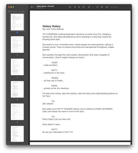 Script Wakey Wakey Boston 48 2024 Friendly Filmmaker S Ko Fi