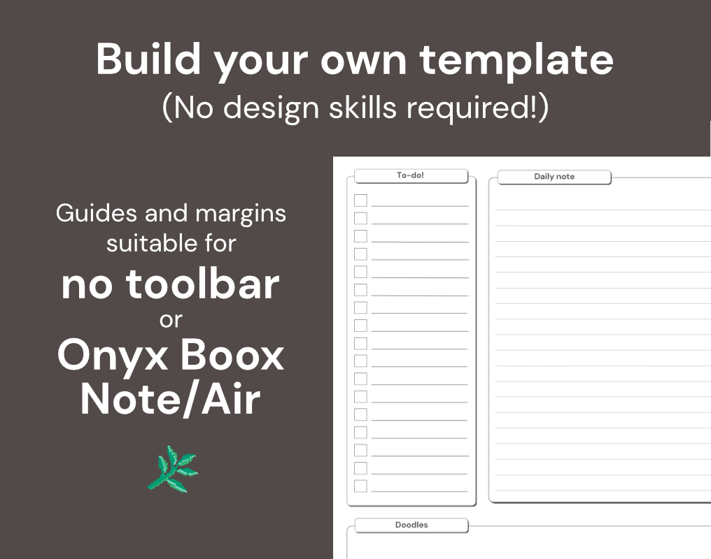 Build A Template Boox Note Air Or No Toolbar Pixel Leaves s Ko fi 