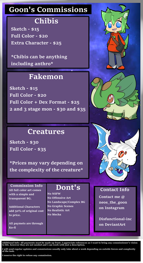 Theonetruegoons Ko Fi Commissions Ko Fi ️ Where Creators Get Support